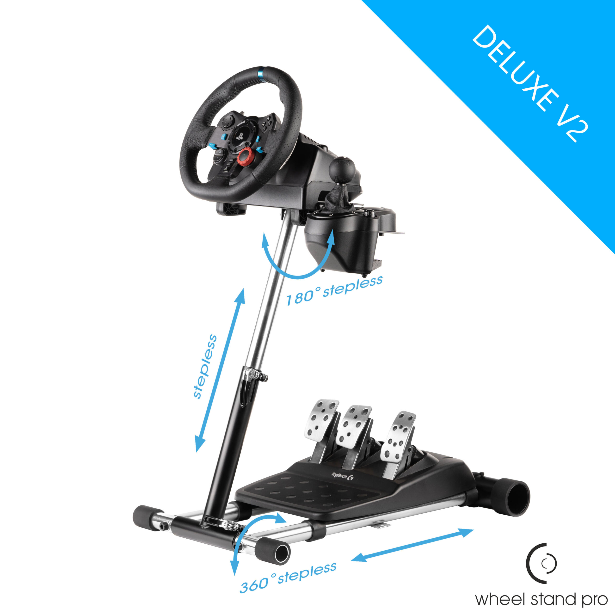 Wheel Stand Pro for Logitech G29/G920/G27/G25 Racing Wheel - DELUXE V2 ...