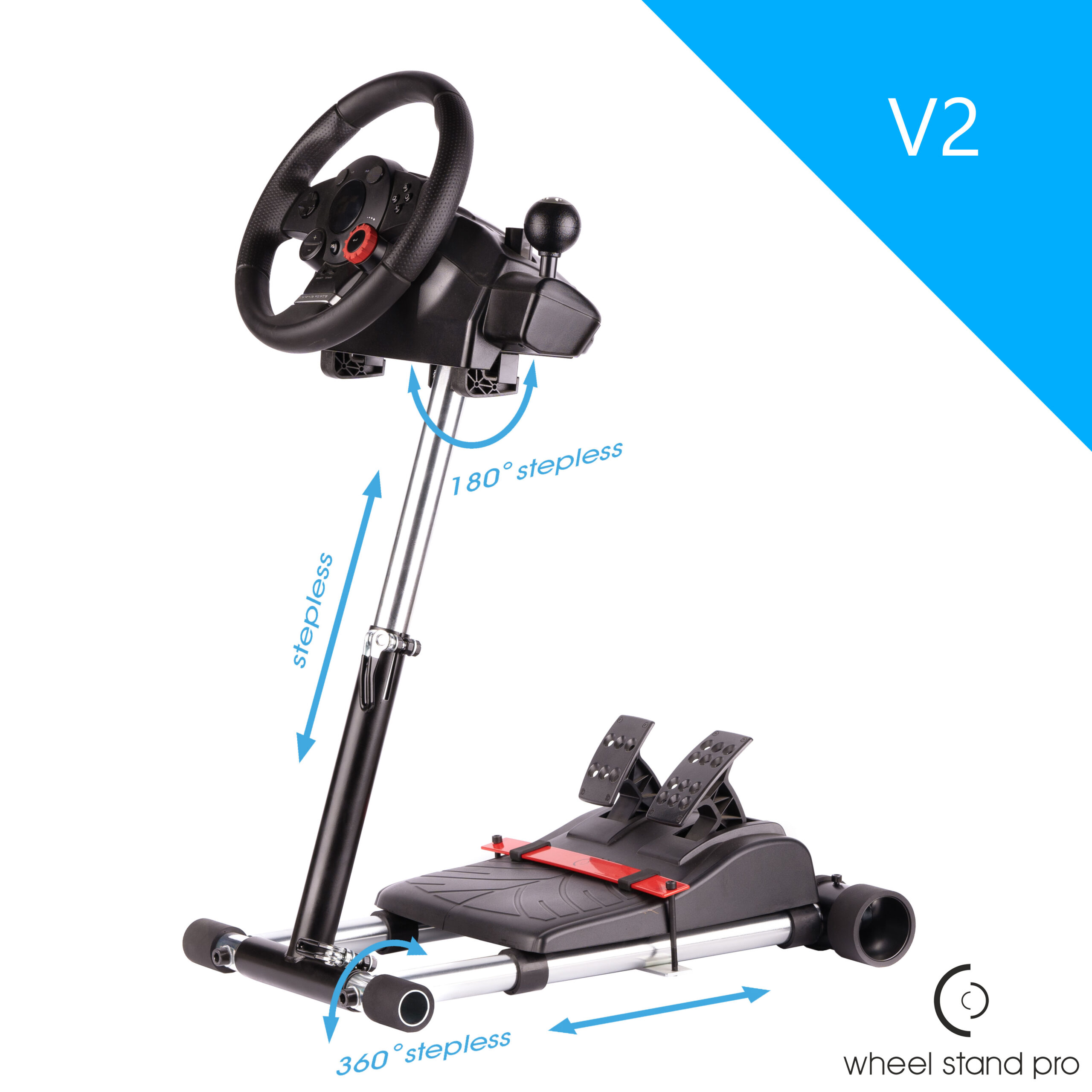 Wheel Stand Pro for Logitech Driving Force GT /PRO /EX /FX wheels - V2 ...