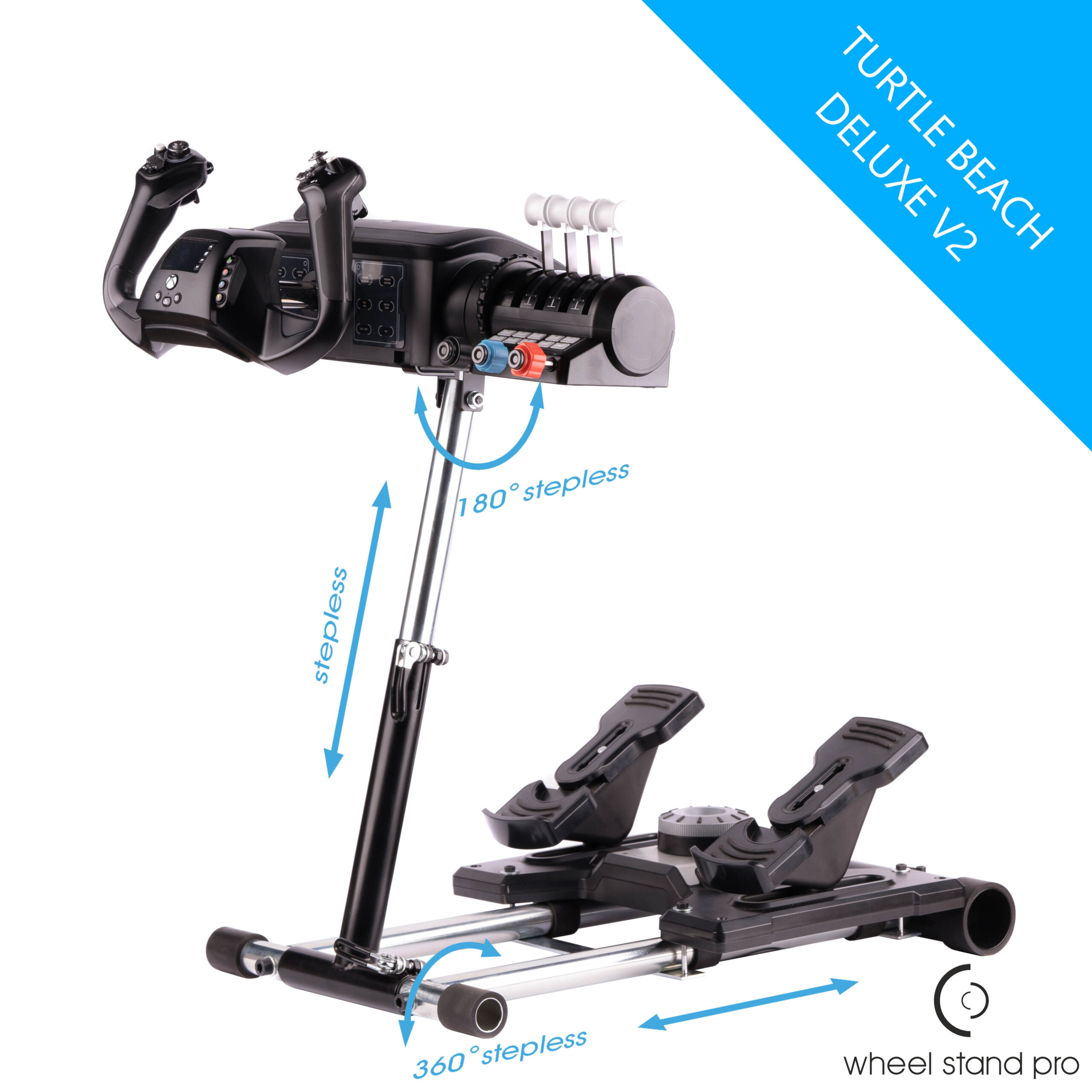 WHEEL STAND PRO FOR TURTLE BEACH VELOCITY ONE FLIGHT - WheelStandPro